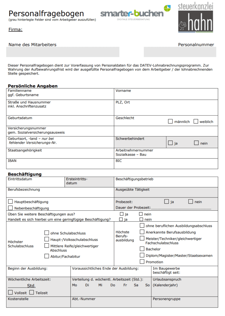Downloads - Steuerkanzlei Hahn